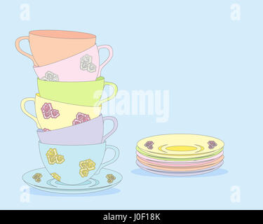 pastel orange, tea green and green yellow color geometric triangle ...