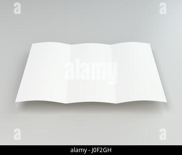 close up of a crumpled unfolded paper on gray background. 3d rendering ...