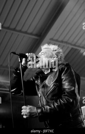 Colin Abrahall Lead singer with British punk band Charged GBH Stock ...