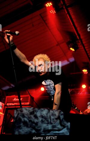 Colin Abrahall Lead singer with British punk band Charged GBH Stock ...