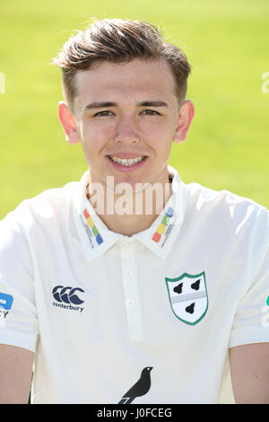 Worcestershire's Ben Twohig Stock Photo - Alamy