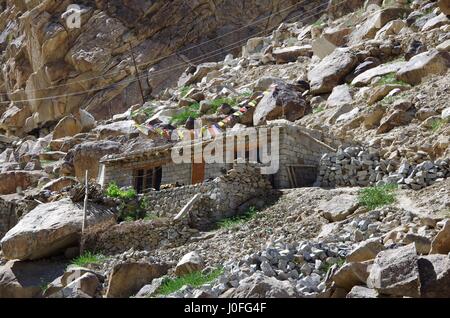 Traditional house in Ladakh, India Stock Photo - Alamy