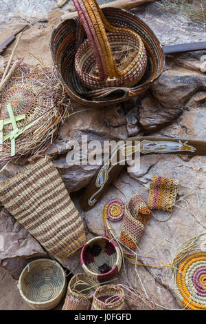 Australian aboriginal art of basket weaving. Australian Aboriginal ...