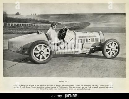 Louis Chiron at the 1931 Monaco Grand Prix (2 Stock Photo - Alamy