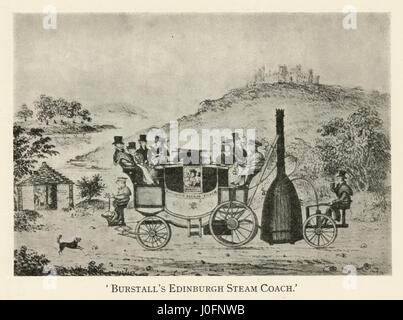 Timothy Burstall's Edinburgh Steam Coach Stock Photo - Alamy