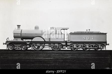 Locomotive no 864 4-4-0 Stock Photo - Alamy