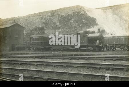 Locomotive no 5 0-4-0 with railcar unit Stock Photo - Alamy