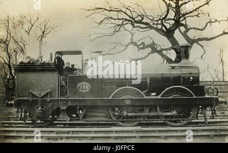 Locomotive no 132 0-4-2 engine Stock Photo - Alamy