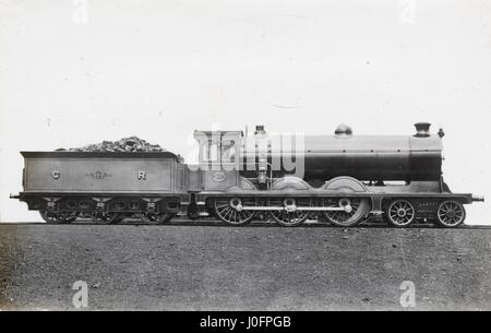 Caledonian Railway 4-6-0 steam locomotive 917 of the 908 Class as LMS ...