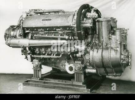 Deltic Marine Compound engine Stock Photo - Alamy