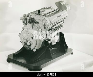 Model Napier Deltic engine Stock Photo - Alamy
