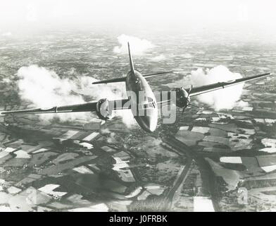 Varsity in flight, an assymetric engine flying test bed aircraft ...