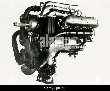 Napier Lion Series V E79, turbo-blown unit Stock Photo - Alamy