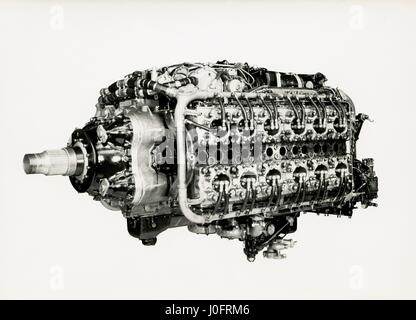 Sabre VA 24 cylinder engine Stock Photo - Alamy