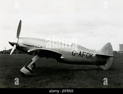Napier Heston Racer G-AFOK with Sabre I Stock Photo - Alamy