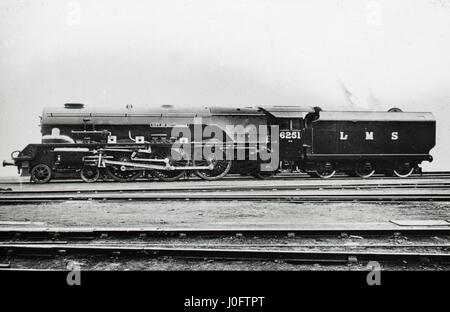 An LMS "Coronation" class steam locomotive number 46233 "Duchess of ...