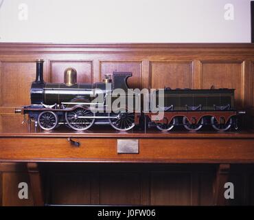 Model of GSWR Ireland steam locomotive, 1872-1881 Stock Photo - Alamy