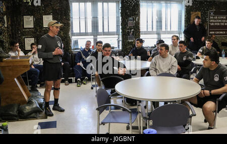 Chief Master Sgt. Eric Rankin, the Squadron Superintendent for the 20th ...