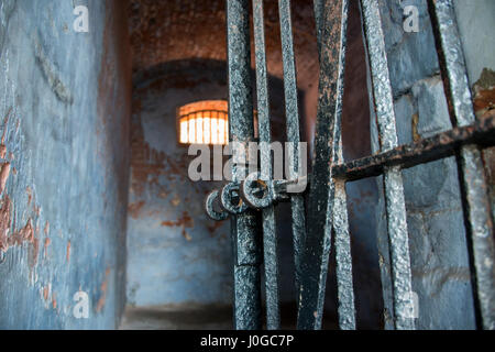inside a cell of cellular jail, Andaman islands, India Stock Photo - Alamy