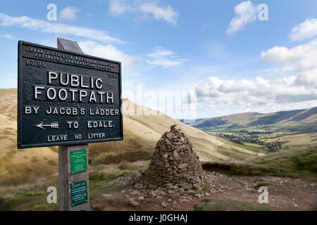 Jacobs Ladder footpath in Edale, Derbyshire,UK Stock Photo - Alamy