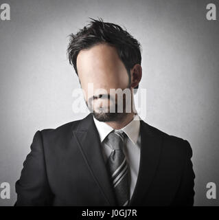 Businessman, man without face Stock Photo - Alamy