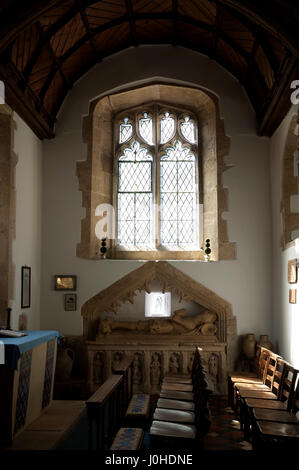Sir John Blaket tomb, St. Mary`s Church, Icomb, Gloucestershire ...