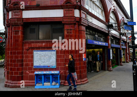 Tufnell Park tube station, London, England, UK Stock Photo - Alamy
