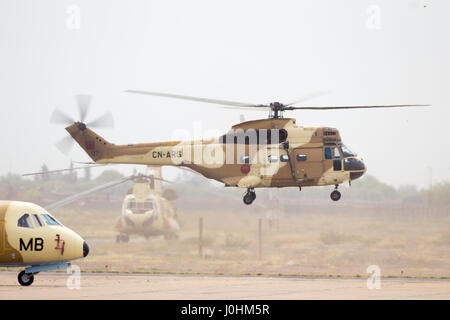 MARRAKECH, MOROCCO - APR 28, 2016: Moroccan Air Force AB205 Huey ...