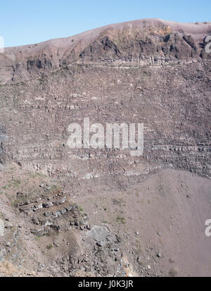 Volcanic rock inside the crater of Vesuvius Stock Photo - Alamy