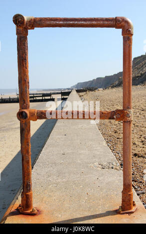 Corroded iron rail Stock Photo - Alamy