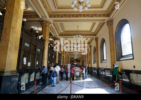 Palacio Postal (Post Office) (Palacio de Correos de Mexico) in Mexico City. Early 20th century ...