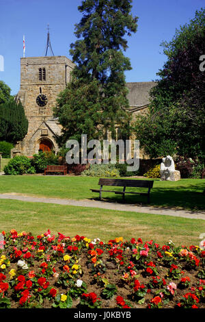 St Mary's Church, Ponteland, Northumberland, north east England, UK ...