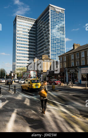 Chiswick Tower, 389 Chiswick High Road, London,England, U.K Stock Photo ...
