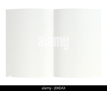 close up of a crumpled unfolded piece of paper. 3d rendering Stock ...