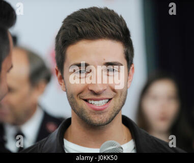 Singer Jake Miller attends The Salvation Army Rock The Red Kettle ...