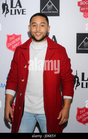 Actor Tahj Mowry attends The Salvation Army Rock The Red Kettle Concert ...