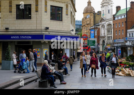 Angel Underground Station Northern Line London Stock Photo - Alamy