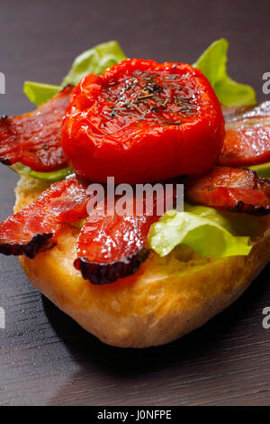 halved bread roll Stock Photo - Alamy