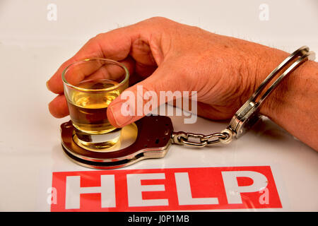 Signs and symbols of alcohol addiction Stock Photo - Alamy