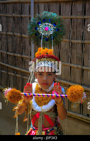 Manipuri boys dressed as Krishna, on Ras Leela festival, in Madhabpur ...