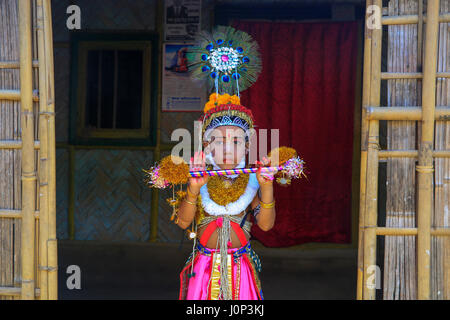 Manipuri boys dressed as Krishna, on Ras Leela festival, in Madhabpur ...
