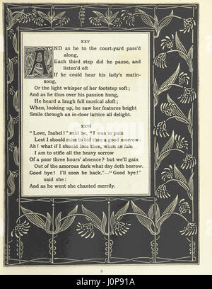 'Isabella, or The Pot of Basil' is a romantic poem illustrated and ...