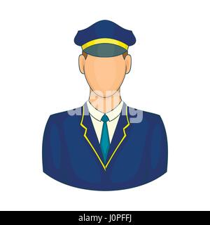 Train driver icon, cartoon style Stock Vector Image & Art - Alamy