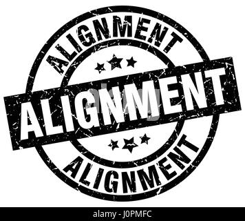 alignment sign. alignment grunge black stamp. Label Stock Vector Image ...