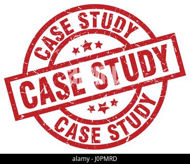 case study red round stamp Stock Vector Image & Art - Alamy