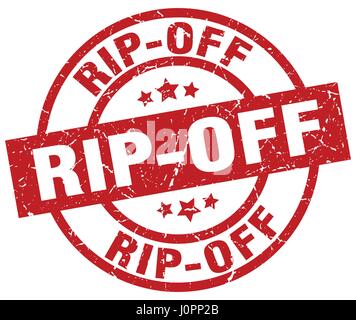 rip-off round red grunge stamp Stock Vector Image & Art - Alamy