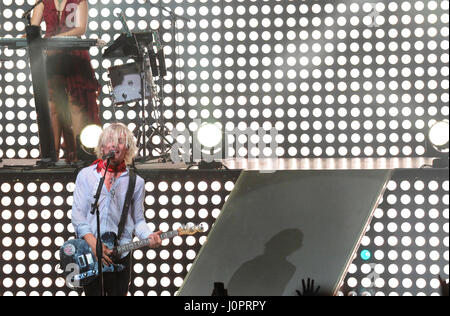 Singer ROSS LYNCH of the band R5 brings their 2015 Summer Tour Stock ...