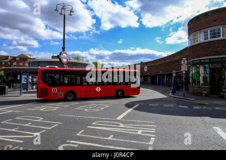 Southgate Underground Station London Piccadilly Line pre-upgrade Feb ...