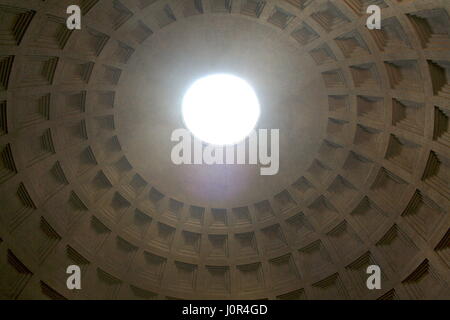 Oculus (hole), dome, rotunda, Pantheon, Rome, Italy Stock Photo - Alamy