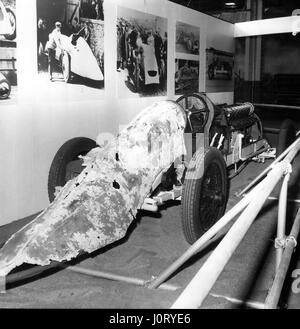 This image shows Parry Thomas and Babs at Pendine, captured in April ...